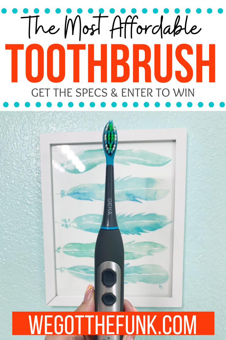 The Most Affordable Ultrasonic Toothbrush & Giveaway - We Got The Funk